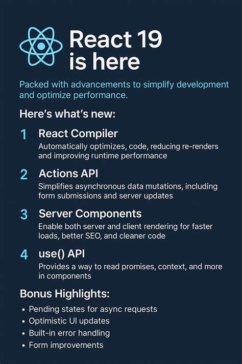 React19 Reactjs Webdevelopment Frontend Javascript Techtrends Brijisha Doshi