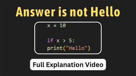 If Else Solved Practice Programs Python Youtube
