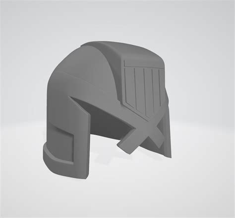 3d File Judge Dredd Helmet 🧑‍⚖️ ・3d Printing Idea To Download・cults