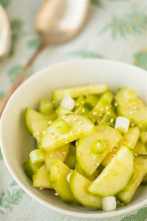 Easy Keto Cucumber Salad Non Creamy Clean Eating Kitchen