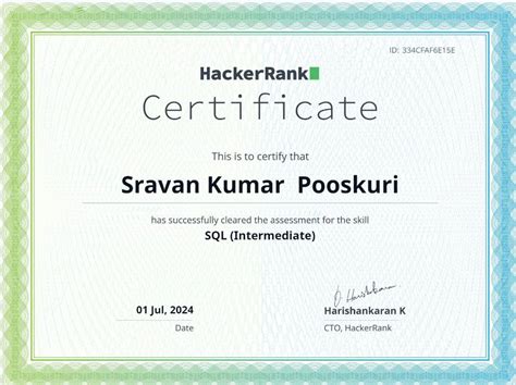 sravanrao puskoor on linkedin i m happy to share that i ve obtained a new certification sql…