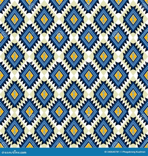 Seamless Patten With Flowers On Stem Vector Illustration