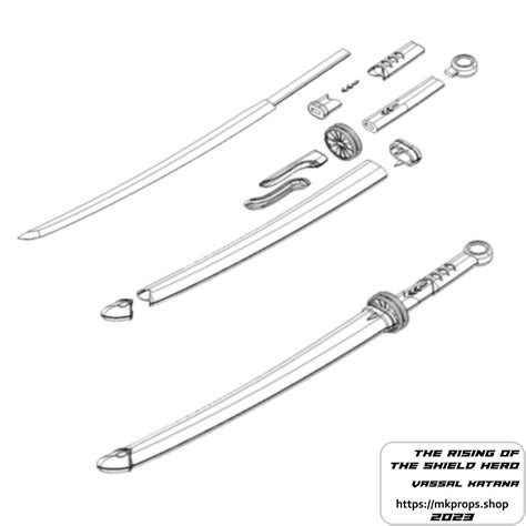 Raphtalias Vassal Katana Rising Of The Shield Hero · Mk Props · Online Store Powered By Storenvy