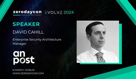 Were Thrilled To Announce Our Latest Speaker For Zdc24 David Cahill