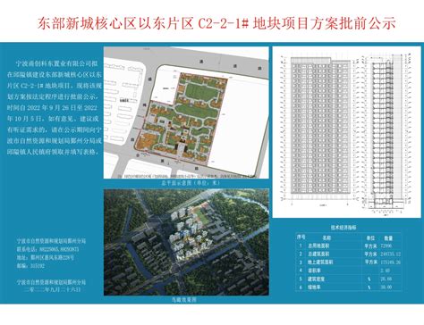 东部新城核心区以东片区c2 2 1地块项目方案批前公示