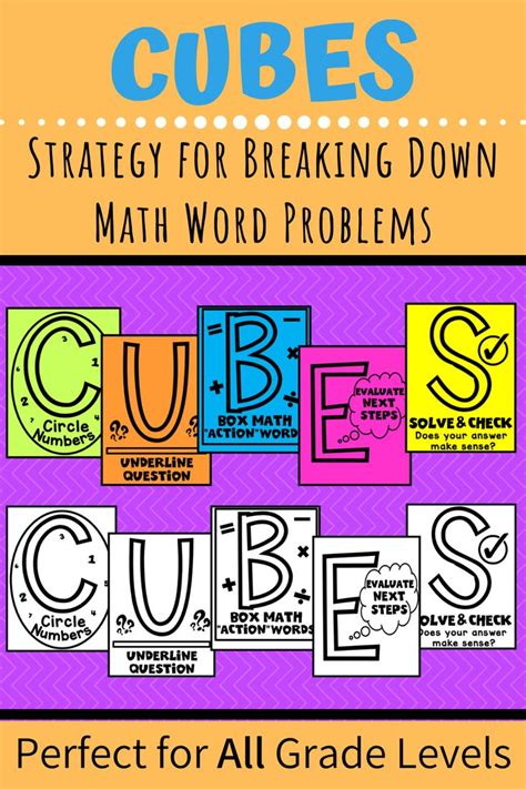Cubes Helping Solve Math Word Problems Math Word Problems Math Words Word Problems