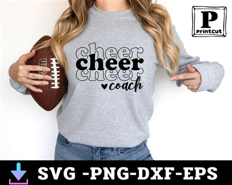 Cheer Coach Svg Cheer Coach Shirt Svg Cheerleader Svg Cheer Season