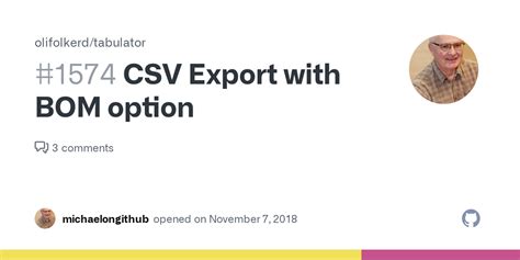 Csv Export With Bom Option · Issue 1574 · Olifolkerdtabulator · Github