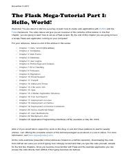 The New And Improved Flask Mega Tutorial En Pdf December The Flask Mega Tutorial Part