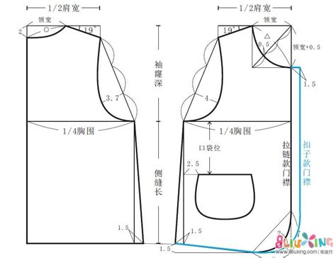 挂脖背心纸样 纸样 连衣裙纸样 大山谷图库