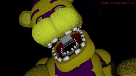 Fnaf Sfm Fredbear And Springbonnie Jumpscares Youtube