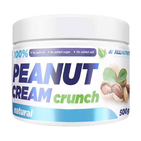 Арахисовый крем AllNutrition Peanut Cream Хрустящий, без сахара, 500 г ...