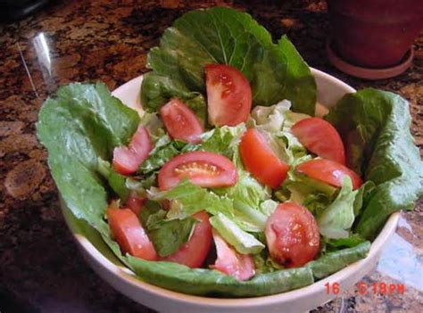 Romaine Lettuce Salad With Lemon Garlic Dressing Recipe Just A Pinch