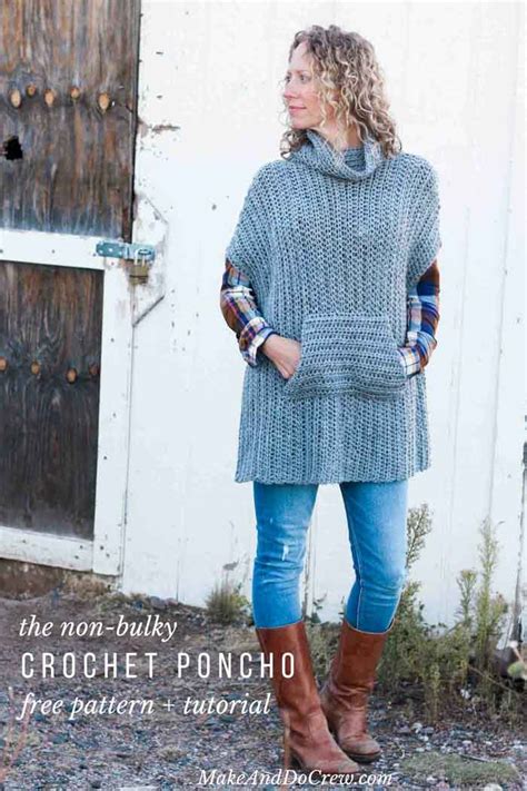 10 Best Crochet Poncho Patterns For Beginner Jennyandteddy