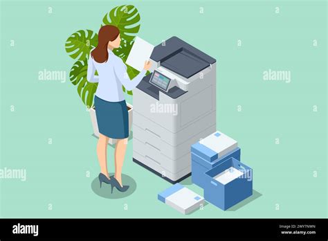 Copy Scan Stock Vector Images Alamy