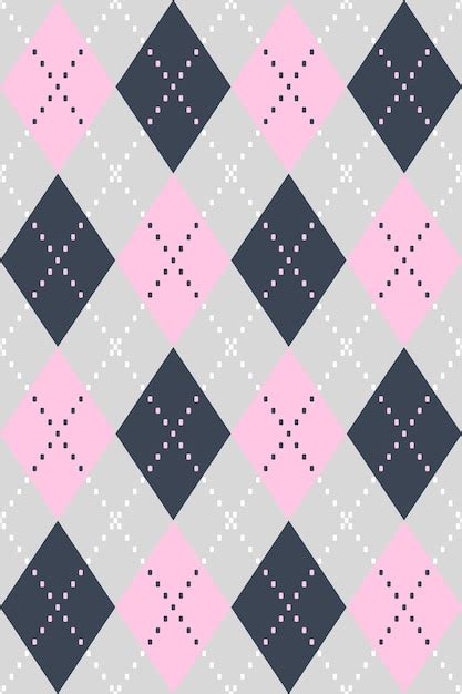 Premium Vector Argyll Checkered Pattern
