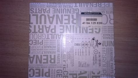 41 0A 125 82R — Renault Duster (1G), 2 л, 2013 года | расходники | DRIVE2