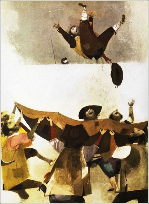 Sancho Panza Vintage Illustration Don Quixote Illustration