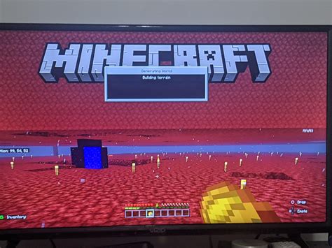 Having A Nether Bug Anyone Know A Fix Or Know Why Description Below