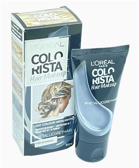 Colorista Metallic Grey Hair Makeup For Blondes Loreal P