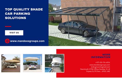 Top Quality Shade Car Parking Solutions Al Mandoos Group
