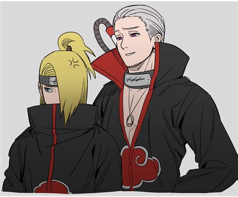 Deidara And Hidan Naruto And 1 More Drawn By Qvopw Danbooru