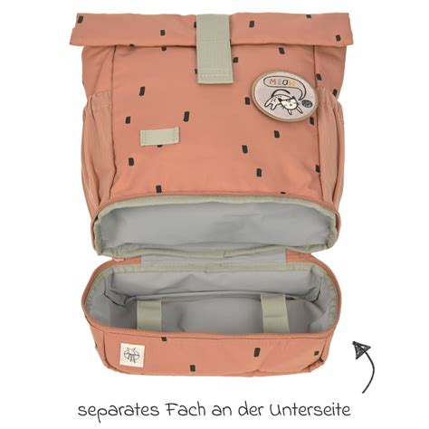 Lässig Rucksack Mini Rolltop Backpack Happy Prints Caramel