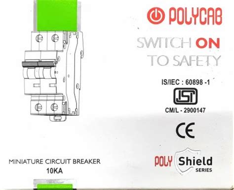 Polycab A To A DP C Curve MCB At Piece Polycab MCB Single Pole In Ahmedabad ID