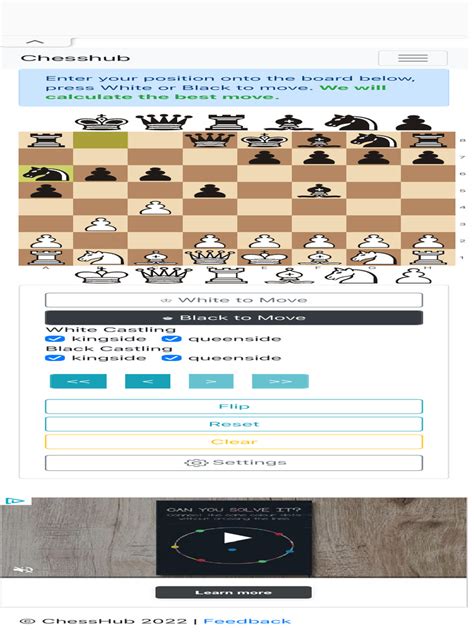 Chess Analysis Board And Move Calculator Pdf