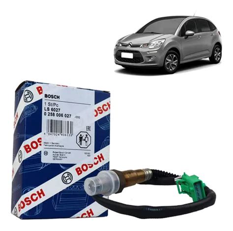 Sonda Lambda Bosch C3 2011 14 8v Flex 14 8v 0258006027