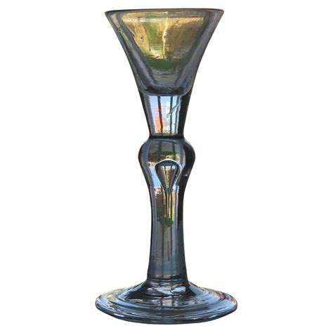 18thc Rare Bristol Blue Wine Glass Circa 1790 At 1stdibs Bristol