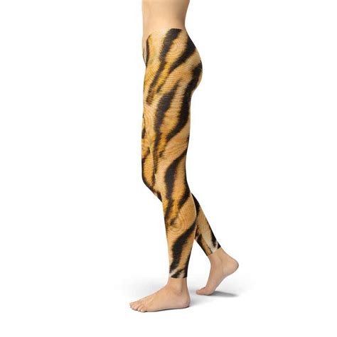 Tiger Skin Leggings Action Curves
