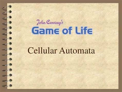 PPT Cellular Automata PowerPoint Presentation Free Download ID 4165369