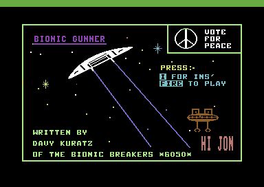 CSDb Bionic Gunner By The Bionic Breakers