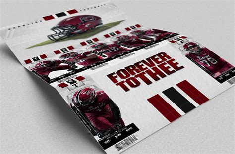 Gamecock Football Season Ticket Design On Behance