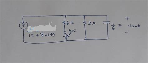 Solved Solve This Circuit With Laplace And The Node Chegg Com