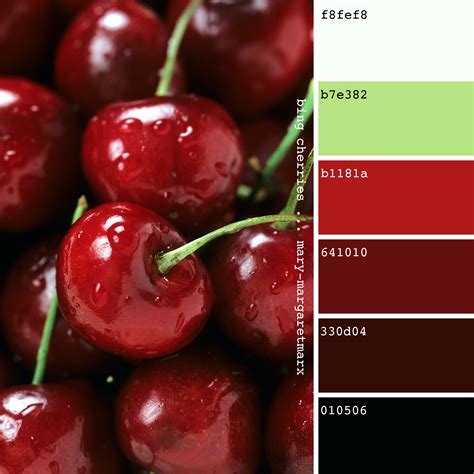 Bing Cherries Color Pallets Color Palette Design Pantone Color