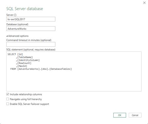 excel query to sql server stack overflow