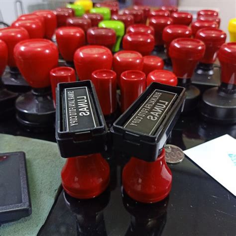 Jual Stampel Plash Custom Ukuran Standard 3 Warna Kab Tangerang