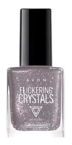Esmalte Avon Crushed Crystals 10ml Color Plata Crystal
