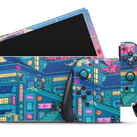 Nintendo Switch Oled Skin Lantern Festival Cucu Covers