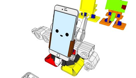 Mobbob V2 Remix Upgrade Smart Phone Controlled Robot By Zalophus Dokdo Download Free Stl