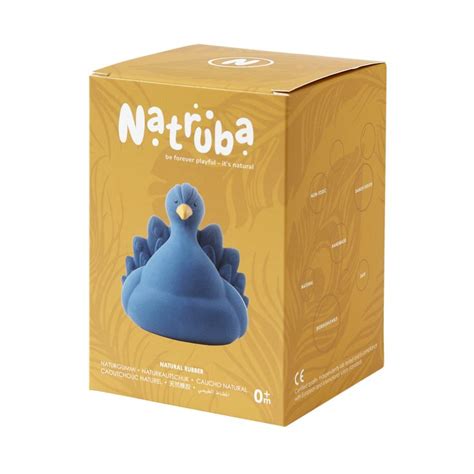 Blue Bath Peacock Bath Toys Natural Rubber Blue Bath