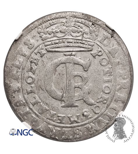 Poland Jan Kazimierz 1648 1668 Tymf 1 Zloty 1663 At Krakow Mint Ngc Ms 61