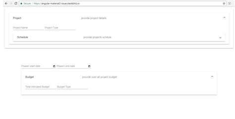 Nested Expansion Panels Spill Over When Closed · Issue 9046 · Angular