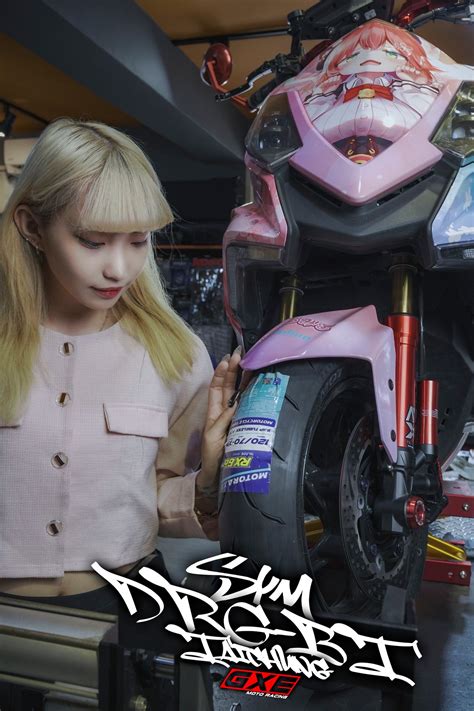 Motoraxx摩銳士輪胎 Drg的朋友們注意拉‼️有妹子車👍~~~說錯是rx66 13吋的彎道利刃‼️