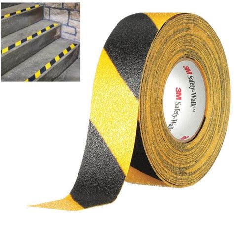 3m เทปกันลื่นสีดำสลับเหลือง 1นิ้วx18เมตร And 2นิ้วx18เมตร รุ่น 613 Safety Walk Slip Resistant