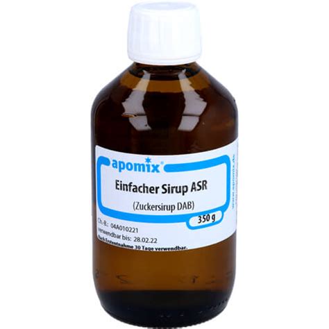 Sirupus Simplex Asr Shop Der Apotheke Am Theater