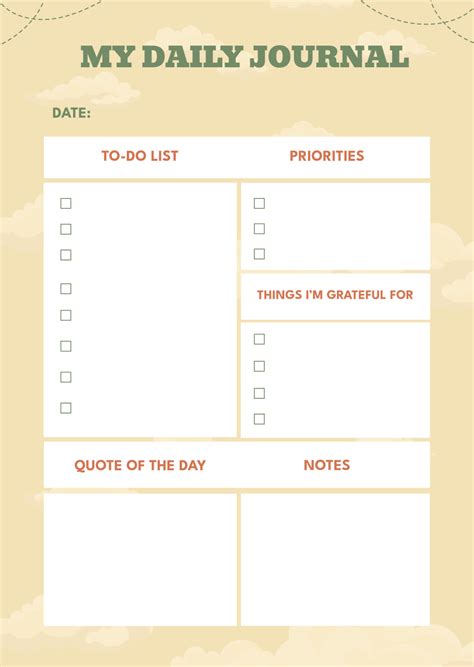 Free Journal Templates To Customize Online And Print