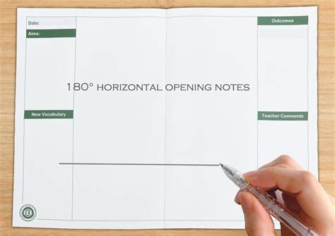 HORIZONTAL OPENING NOTEBOOK OHDEN LIMITED